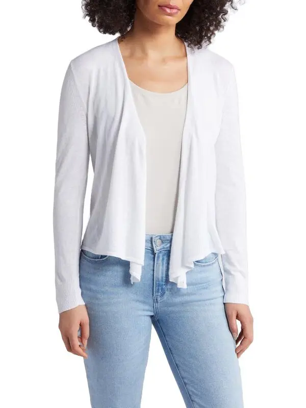 NIC+ZOE All Year 4-way Convertible Cardigan - Paper White