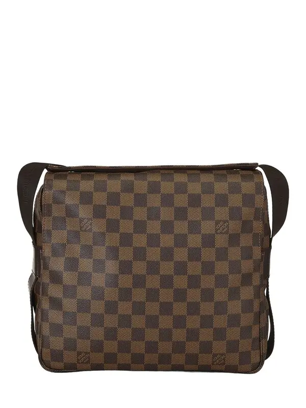 LOUIS VUITTON Damier Ebene Naviglio Messenger Bag - Brown