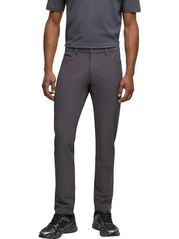 BOSS Slim Fit Trousers - Dark Gray
