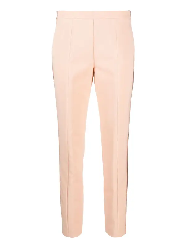 GENNY Tailored Tapered-leg Trousers - Pink