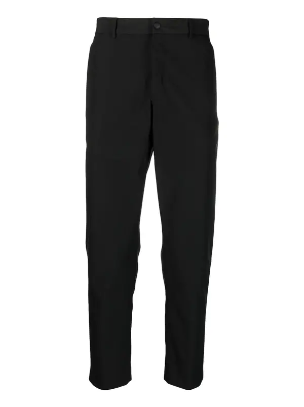 PT TORINO Straight-leg Tailored Trousers - Black