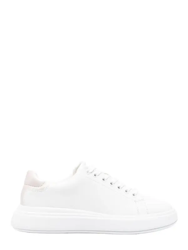 Calvin Klein Cupsole Leather Sneakers - White