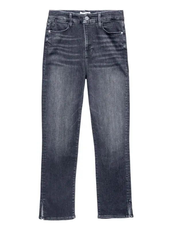 FRAME Le Super High Straight-leg Jeans - Blue