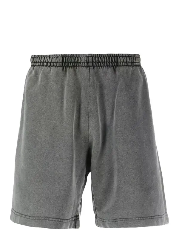 Acne Studios Faded Cotton Shorts - Grey