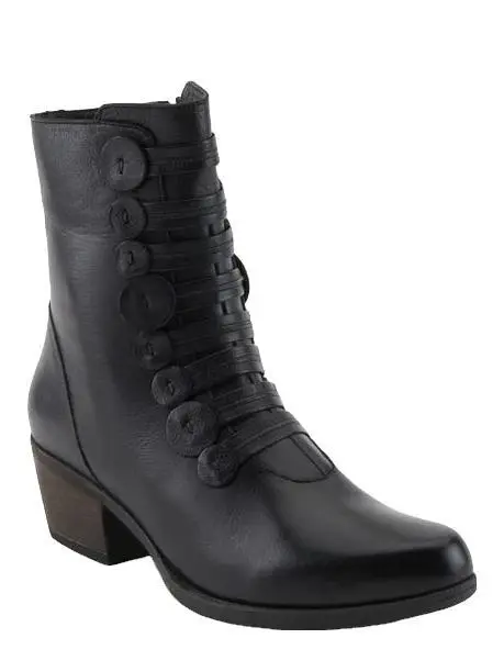 SPRING STEP SHOES Garibaldi Ankle Booties - Black
