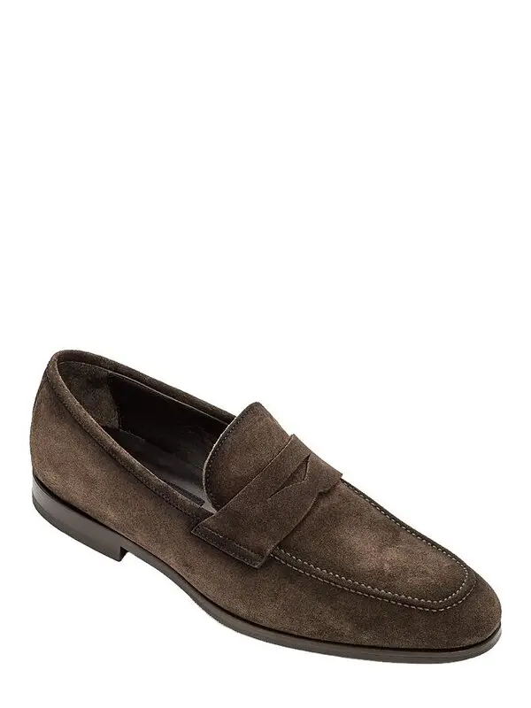 To Boot New York Ronny Apron-toe Penny Loafers - Ebano Aero