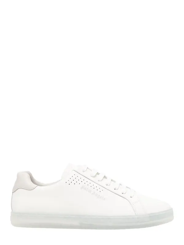 Palm Angels Palm One Leather Sneakers - White