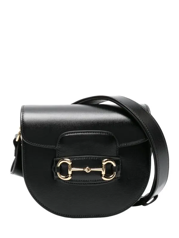 Gucci Mini Horsebit 1955 Shoulder Bag - Black