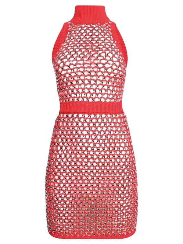 DIOTIMA Sly Crochet Dress - Red