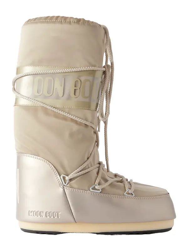 Moon Boot Icon Glance Snow Boots - Silver