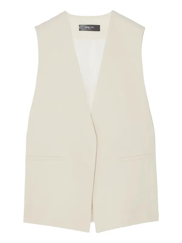 Amiri Twill Vest - Neutrals