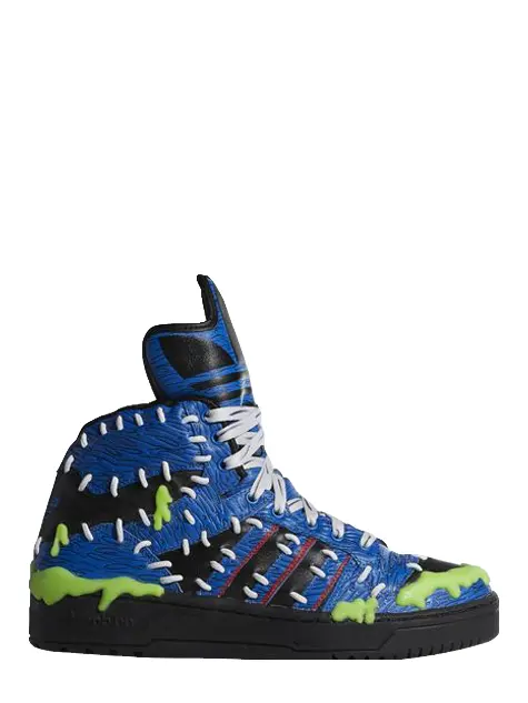 Adidas Js Mad Logo High-top Sneakers - Blue