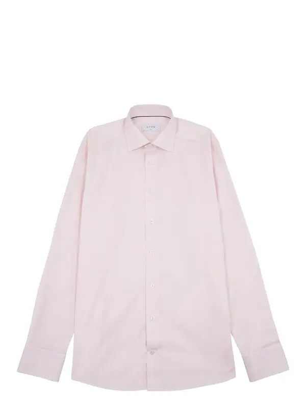 Eton Cotton-twill Shirt - Pink