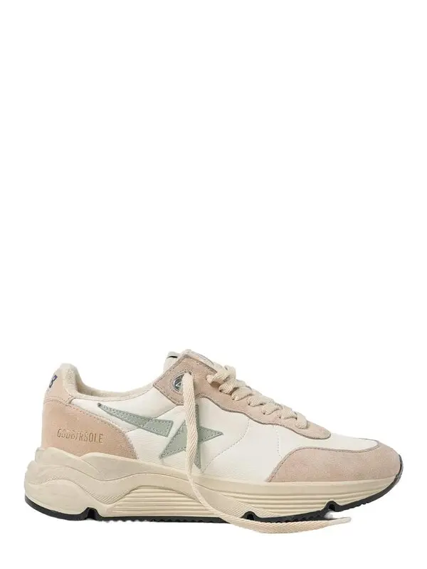 GOLDEN GOOSE Running Sole Leather Sneakers - White