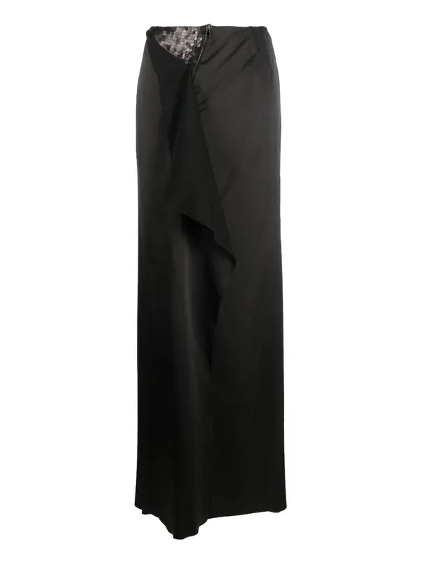 GEMY MAALOUF Sequin-embellished Maxi Skirt - Black