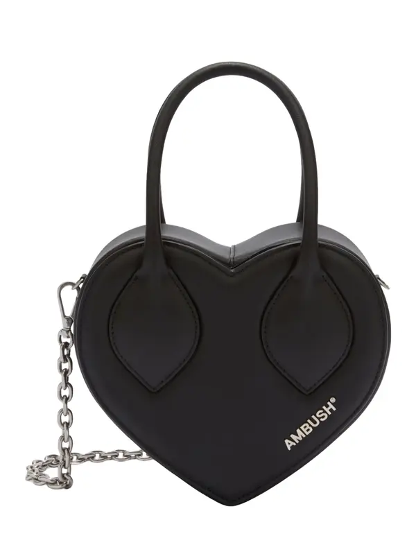 AMBUSH Heart-shaped Shoulder Bag - Black