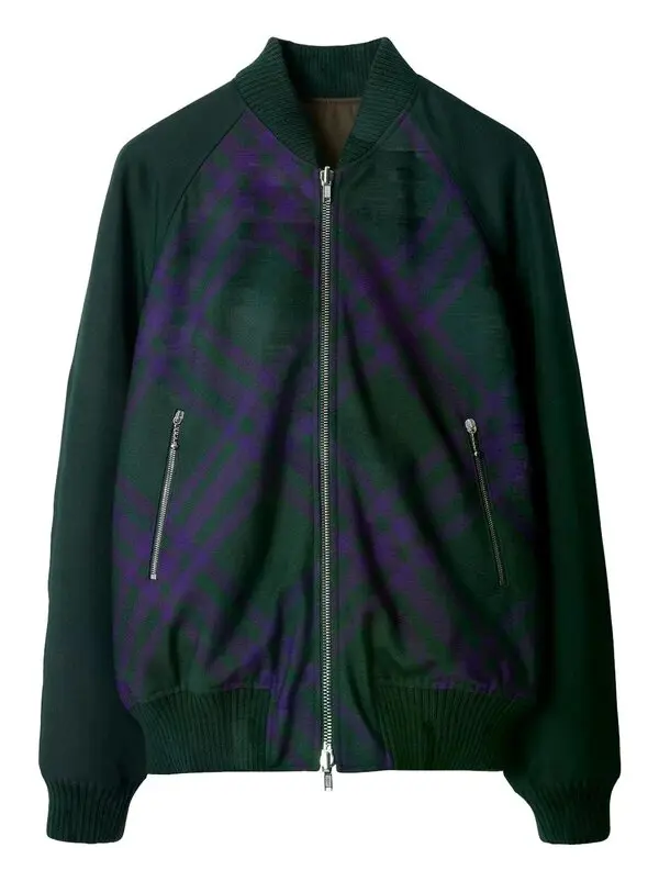 Burberry Reversible Bomber Jacket - Green