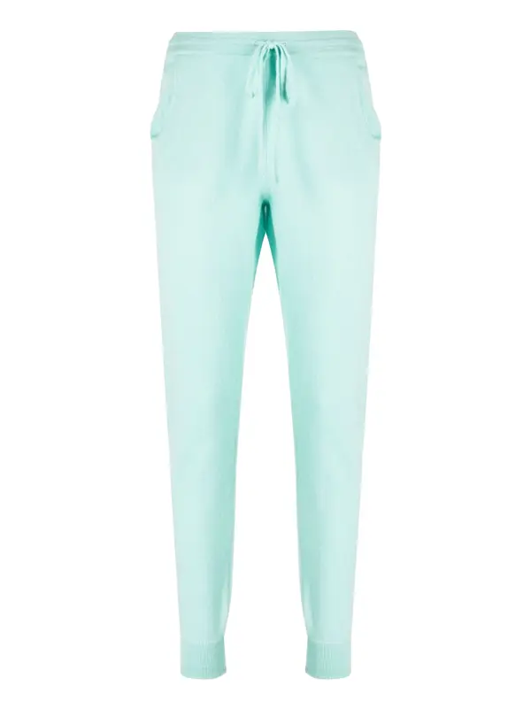 TEDDY CASHMERE Milano Cashmere Track Pants - Green