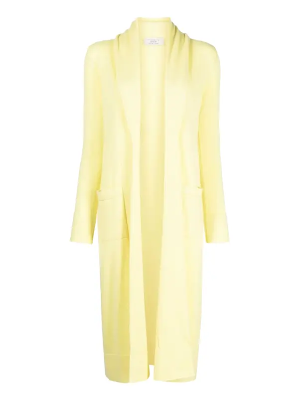 TEDDY CASHMERE Venezia Open-front Cashmere Cardigan - Yellow
