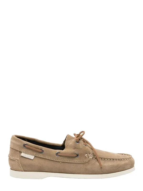 Manebí Hamptons Suede Boat Shoes - Neutrals