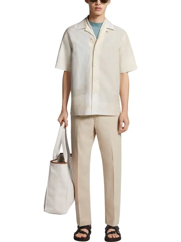 Zegna Tela Vela Tailored Trousers - Neutrals