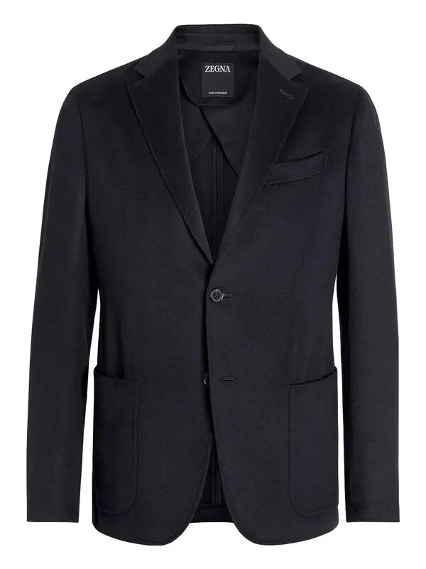 Zegna Oasi Single-breasted Cashmere Blazer - Blue