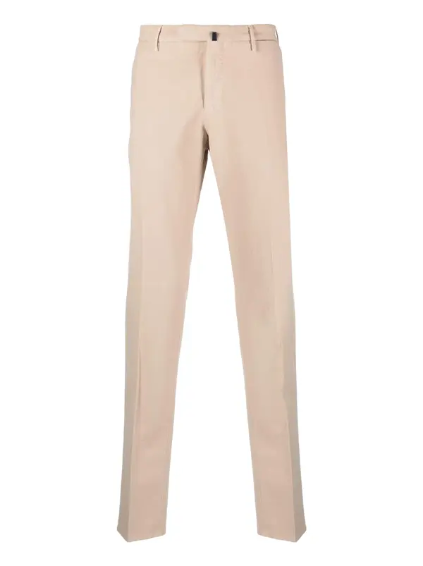 Incotex Pleat-detailing Cotton Chinos - Neutrals