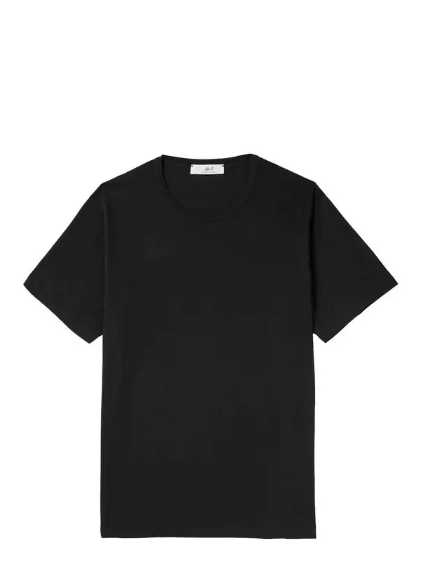 Mr P. Cotton-jersey T-shirt - Black
