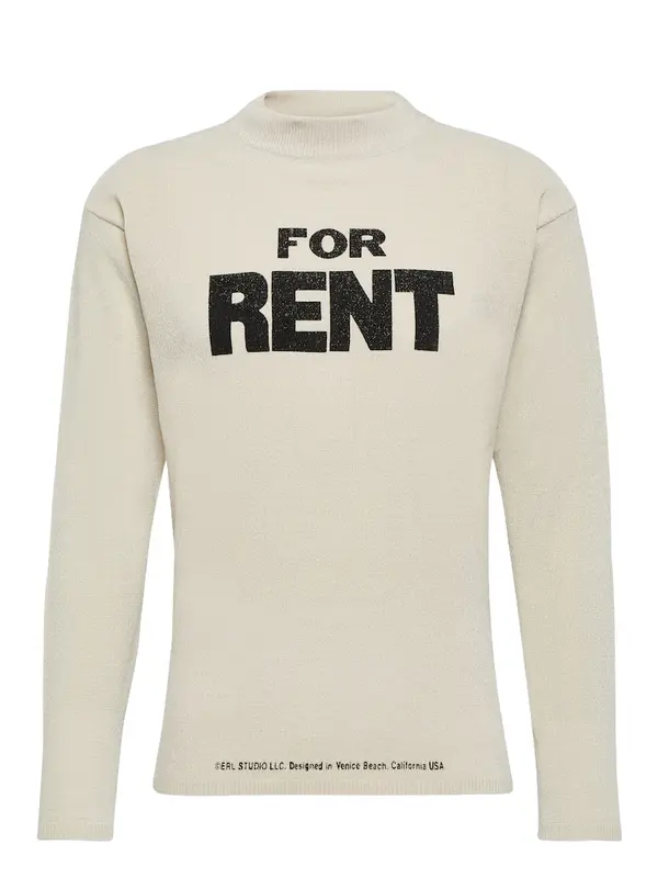 ERL For Rent Pullover Sweater - White