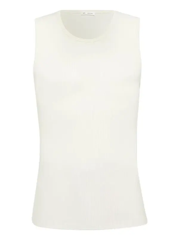 Ami Jersey Tank Top - White