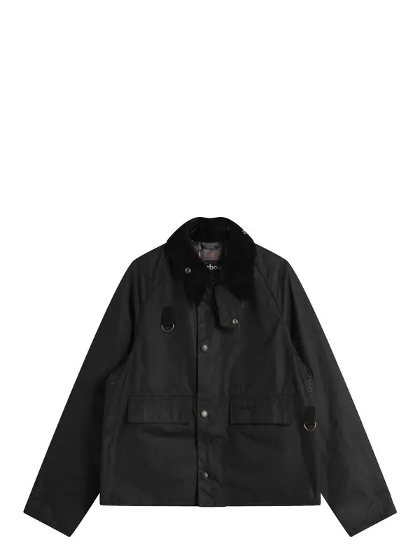 Barbour Sl Spey Wax Jacket - Black