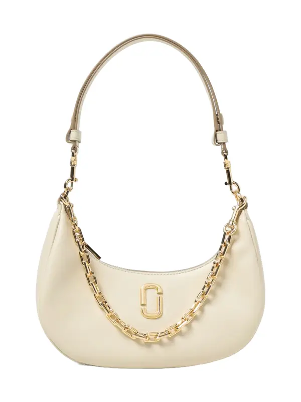 Marc Jacobs The Curve Leather Shoulder Bag - White