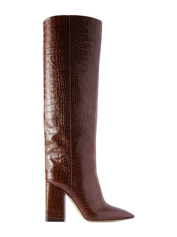 Paris Texas Anja Knee Boots - Brown