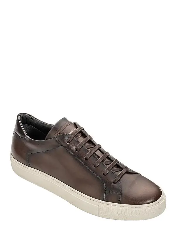 To Boot New York Leather Pescara Sneakers - Dark Brown Calf
