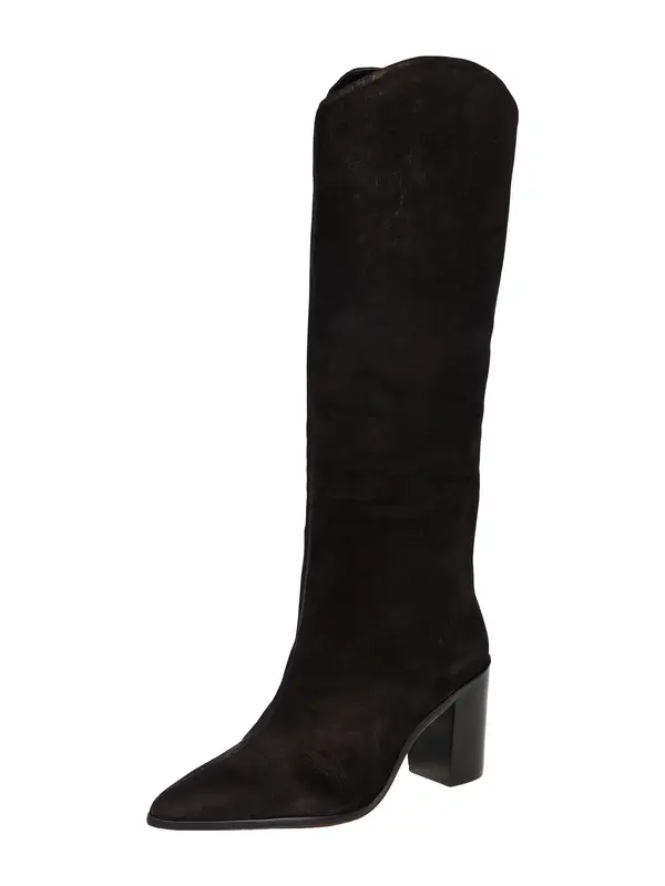 Schutz Maryana Block Heel Boots - Black