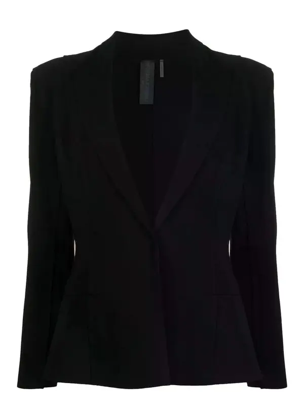 Norma Kamali Single-breasted Tailored Blazer - Black