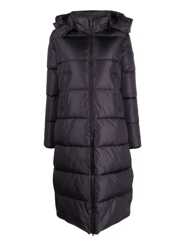 SAVE THE DUCK Colette Quilted Hooded Jacket - Black