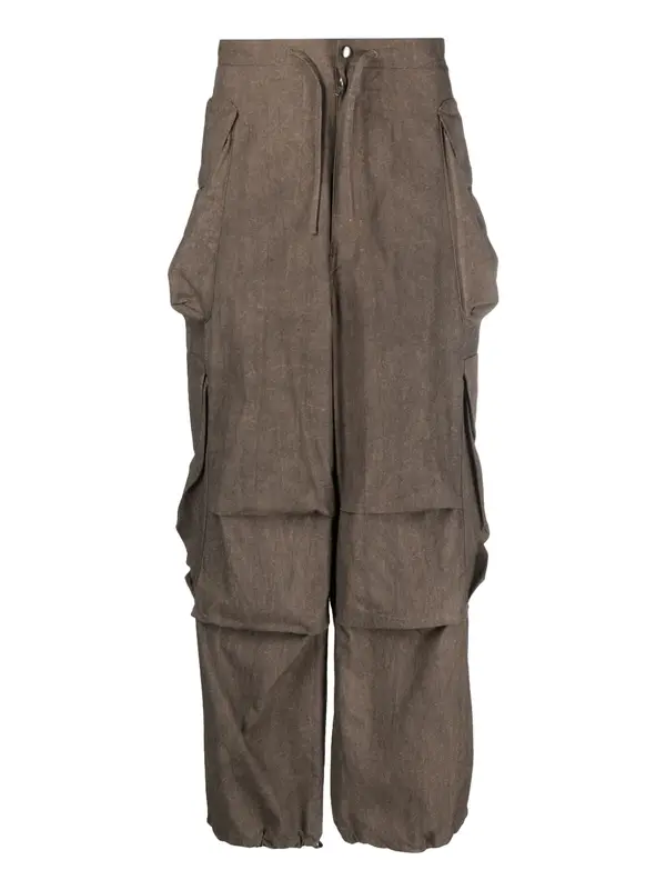ENTIRE STUDIOS Gocar Cargo Trousers - Brown
