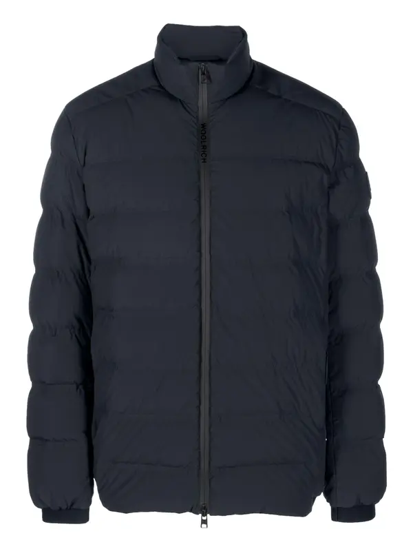 Woolrich Logo-patch Padded Jacket - Blue