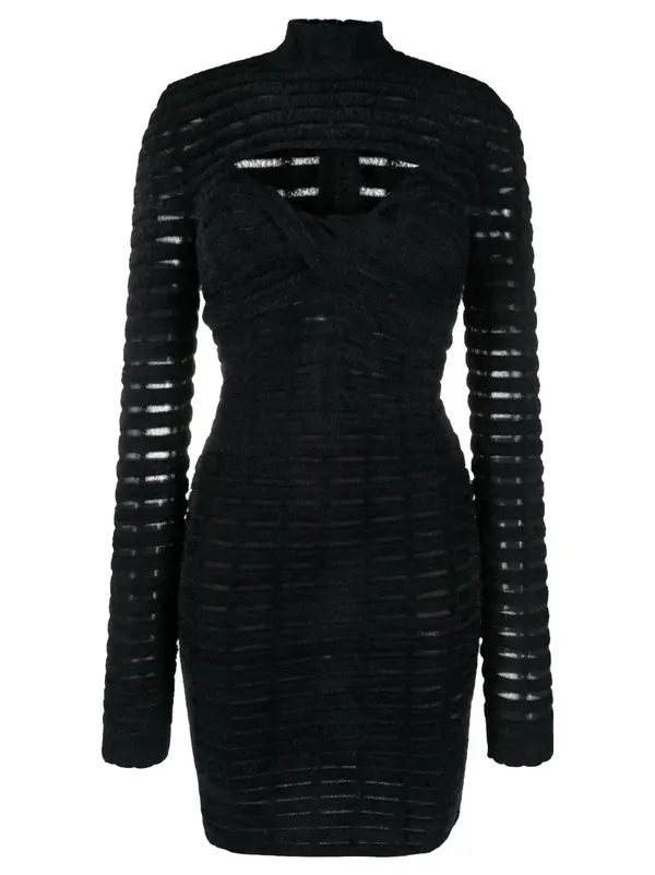 GENNY Iconic Cut-out Mini Dress - Black