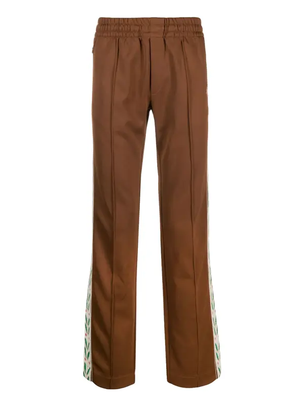 Casablanca Logo-patch Straight Track Pants - Brown