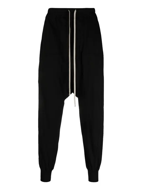 Rick Owens Prisoner Drop-crotch Trousers - Black