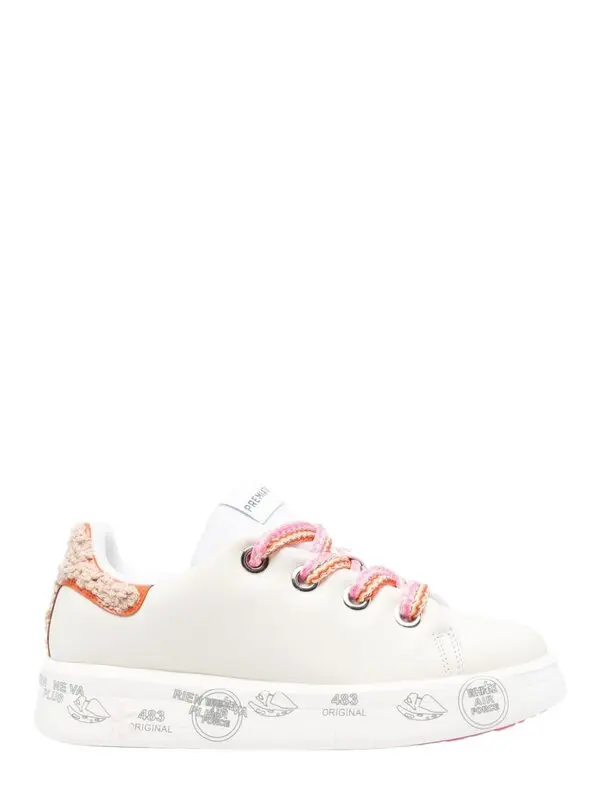 Premiata Belle Leather Sneakers - Neutrals