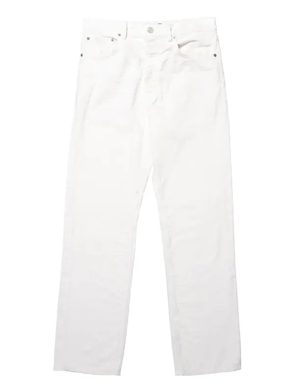 PURPLE BRAND Straight-leg Corduroy Jeans - White