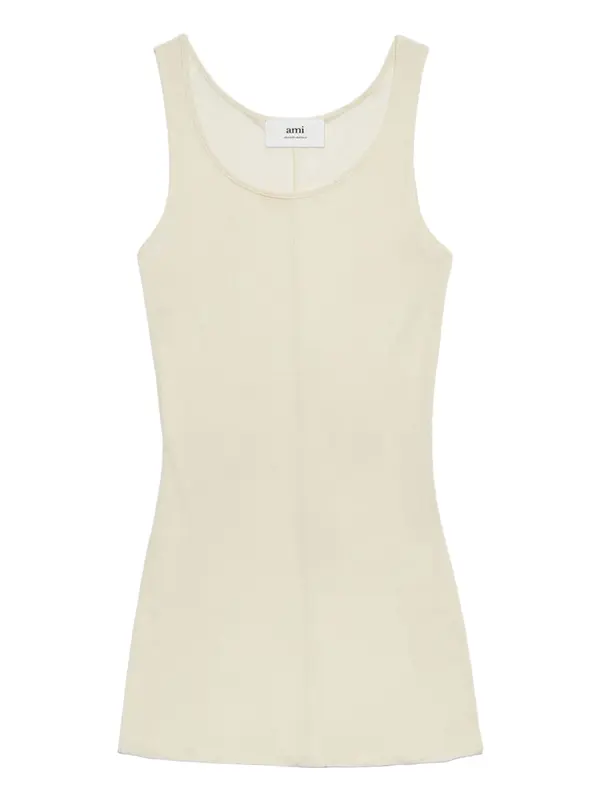 Ami Sleeveless Tank Top - Neutrals