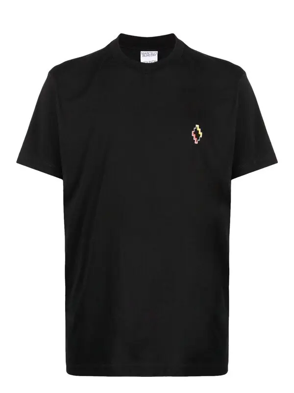 COUNTY OF MILAN Logo-print Cotton T-shirt - Black