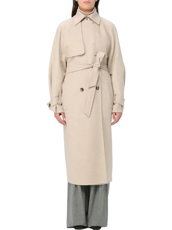 Max Mara Cashmere Trench Coat - Beige