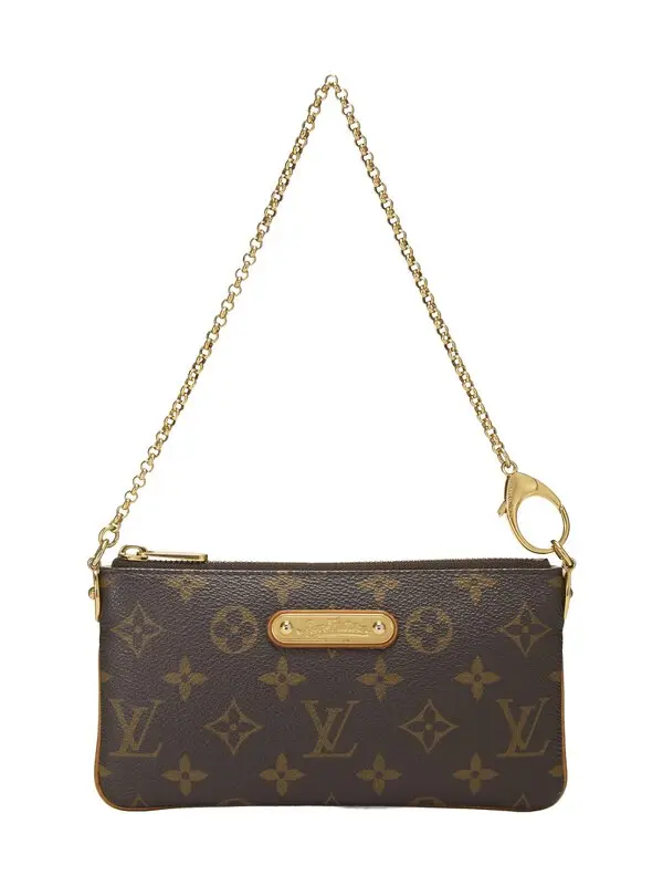 LOUIS VUITTON Monogram Canvas Pochette Milla - Brown