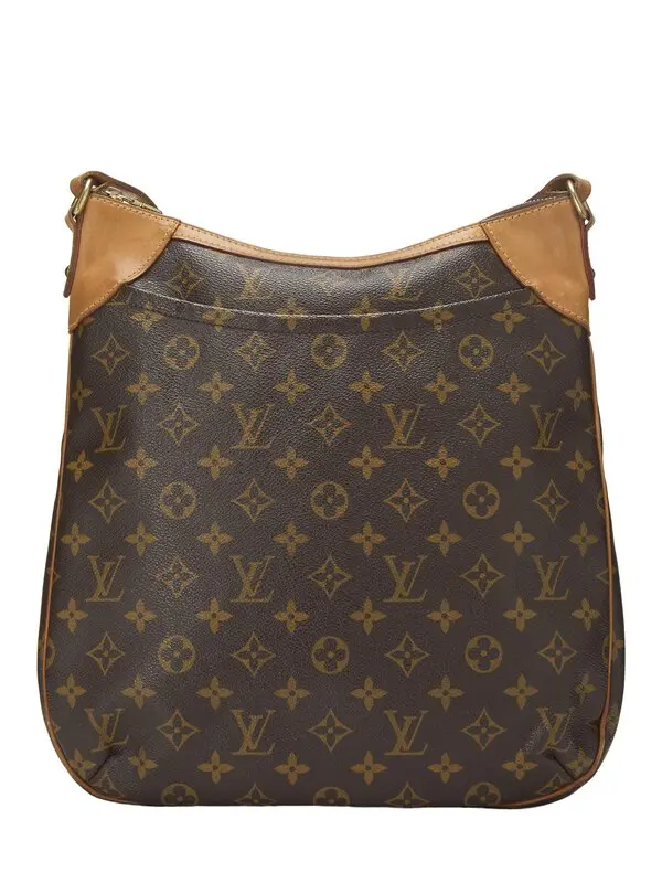 LOUIS VUITTON Monogram Odeon Shoulder Bag - Brown