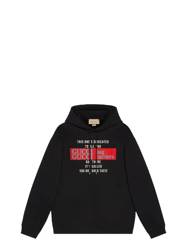 Gucci Hooded Sweatshirt - Black
